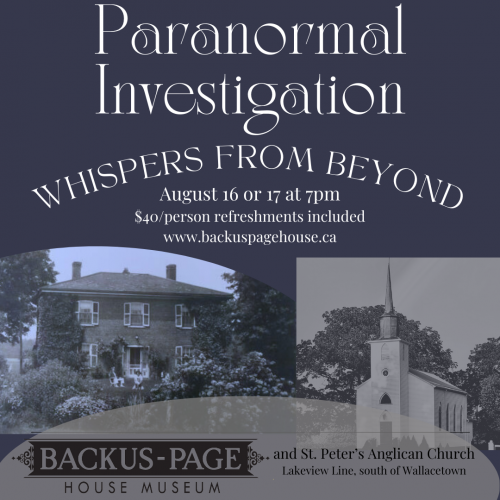 Paranormal Investigation - Summer Fun Guide